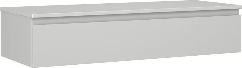 Mexen Orio, koupelnová skříňka 120 cm s horní částí, 1 zásuvka, šedá matná, 91A10-12023-1-BFC62