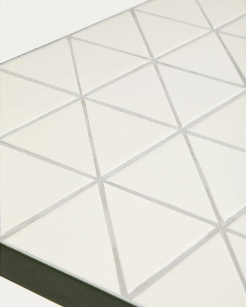 Zahradní stolek s keramickou deskou 51x81 cm Maurina – Kave Home
