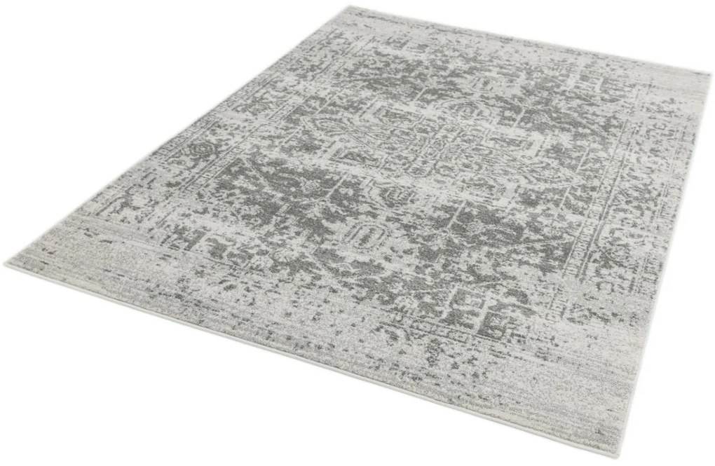 Šedý koberec Dinamo Oriental Grey Rozměry: 240x340 cm