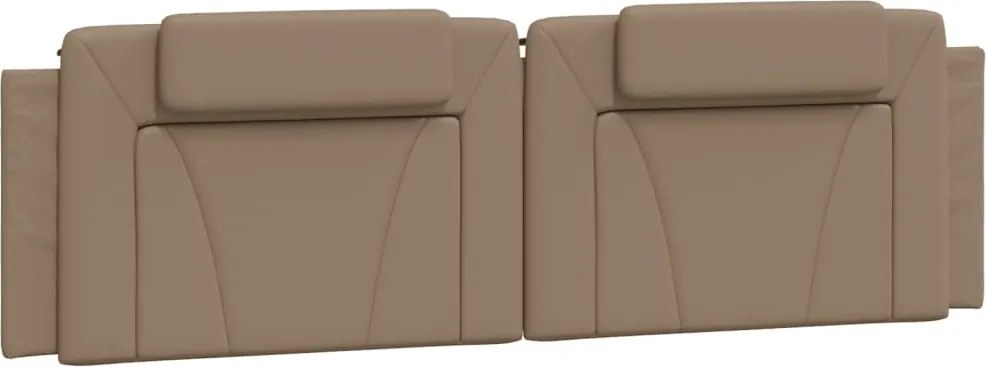Postel Viana s matrací cappuccino 180 x 200 cm umělá kůže 3208814