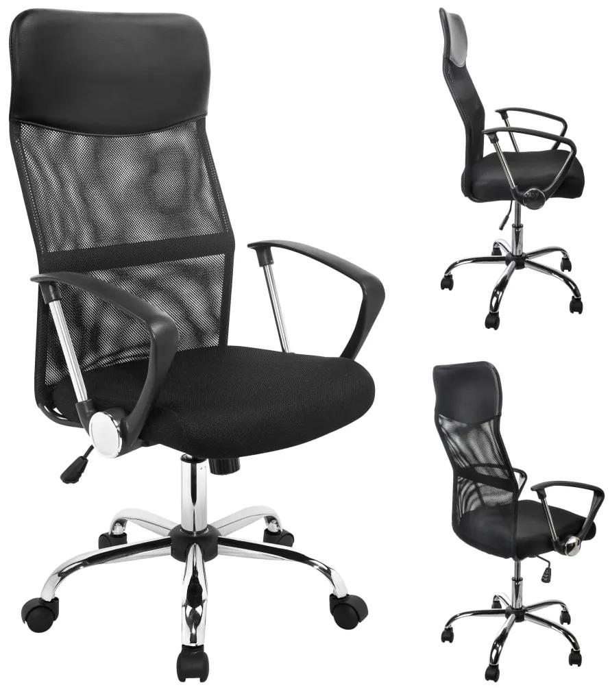 HI Kancelářská židle černá ocel, HI 423978