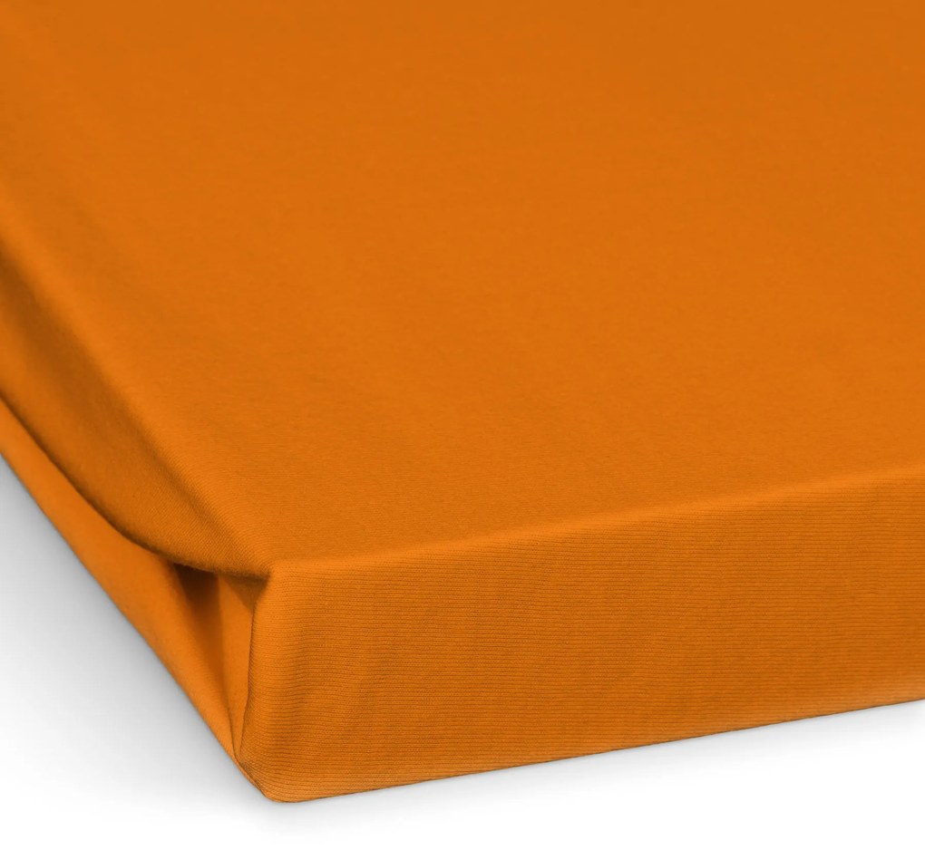 Polášek jersey prostěradlo 180x200cm, žluto-oranžové
