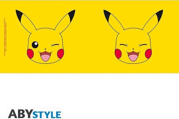 Hrnek Abysse Corp Pokémon - Pikachu Face 460 ml Vícebarevná