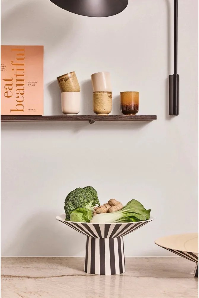 Černobílá/béžová mísa z kameniny ø 30 cm Toppu – OYOY Living Design