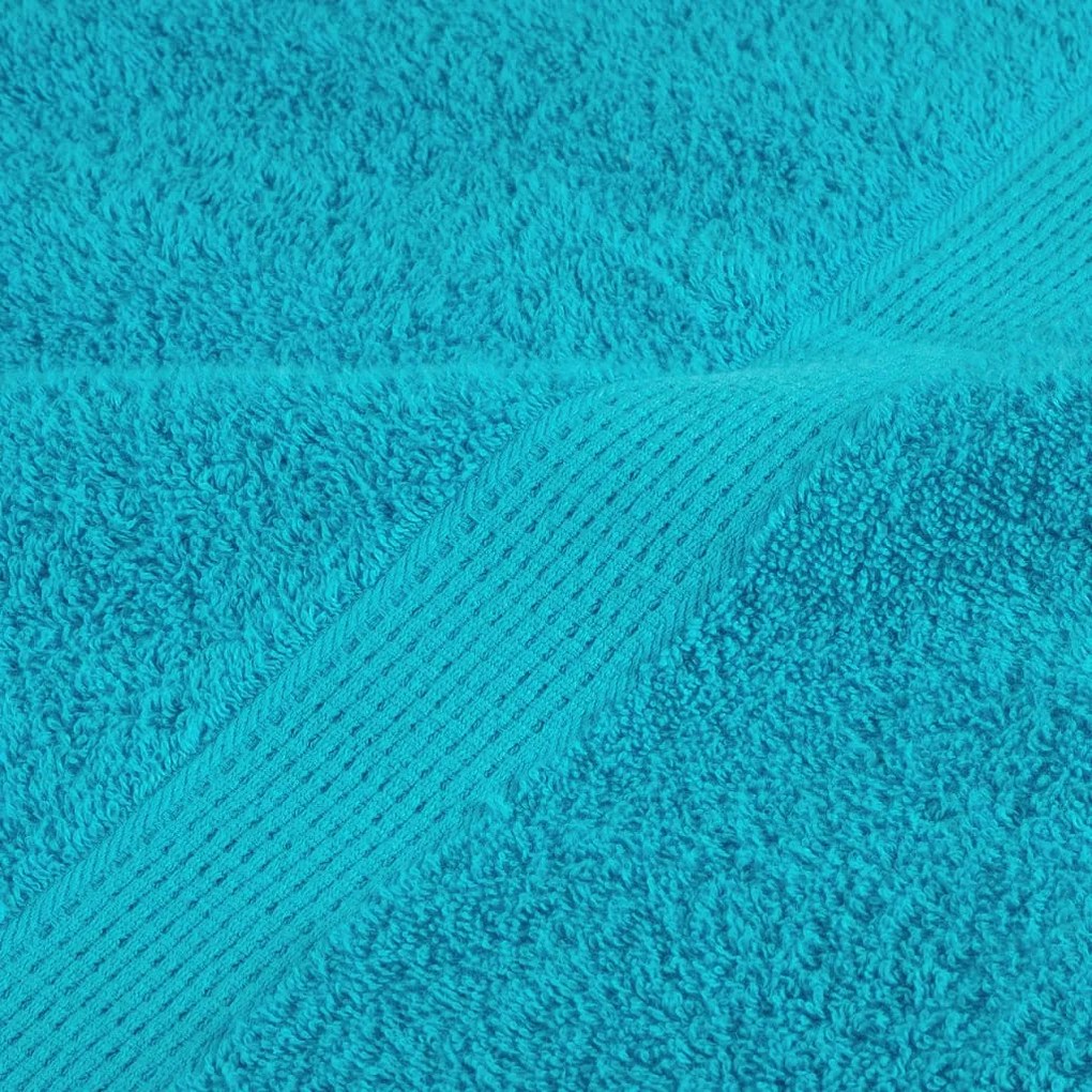 Premium ručníky SOLUND 2 ks tyrkysové 100x200 cm 600 g/m² 137461
