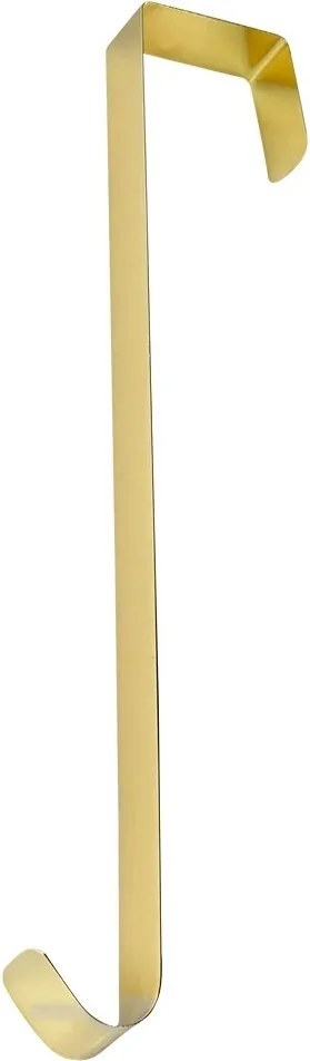 VILDE Háček na věnce nebo jiné dekorace, zlatý - 30 cm