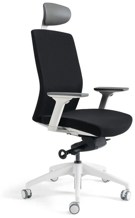 Office Pro Kancelářská ergonomická židle BESTUHL J2 WHITE SP — více barev, s podhlavníkem Černá 201