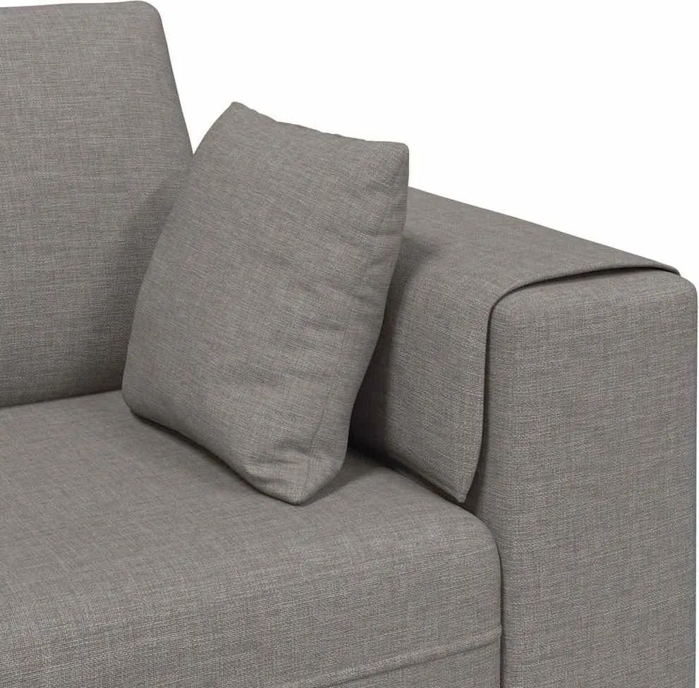 Pohovka Taupe 250 x 77 x 76 cm textil 3335148