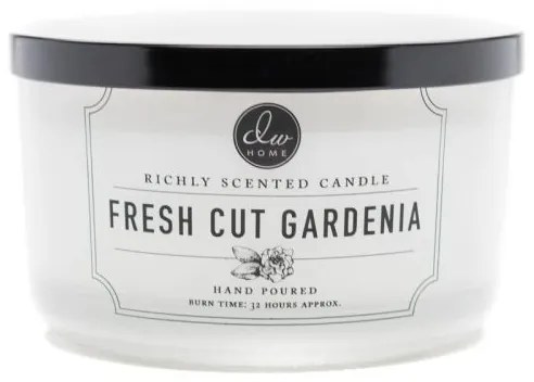 DW Home Vonná svíčka ve skle Svěží gardénie - Fresh Cut Gardenia, 12,8oz