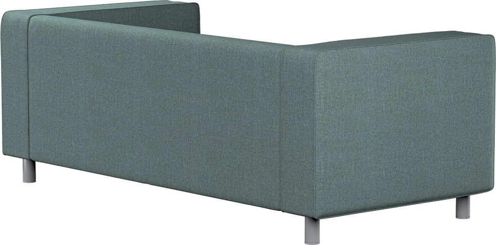 Potah na pohovku IKEA  Klippan 2-místná barva modrá látka pletený vzor