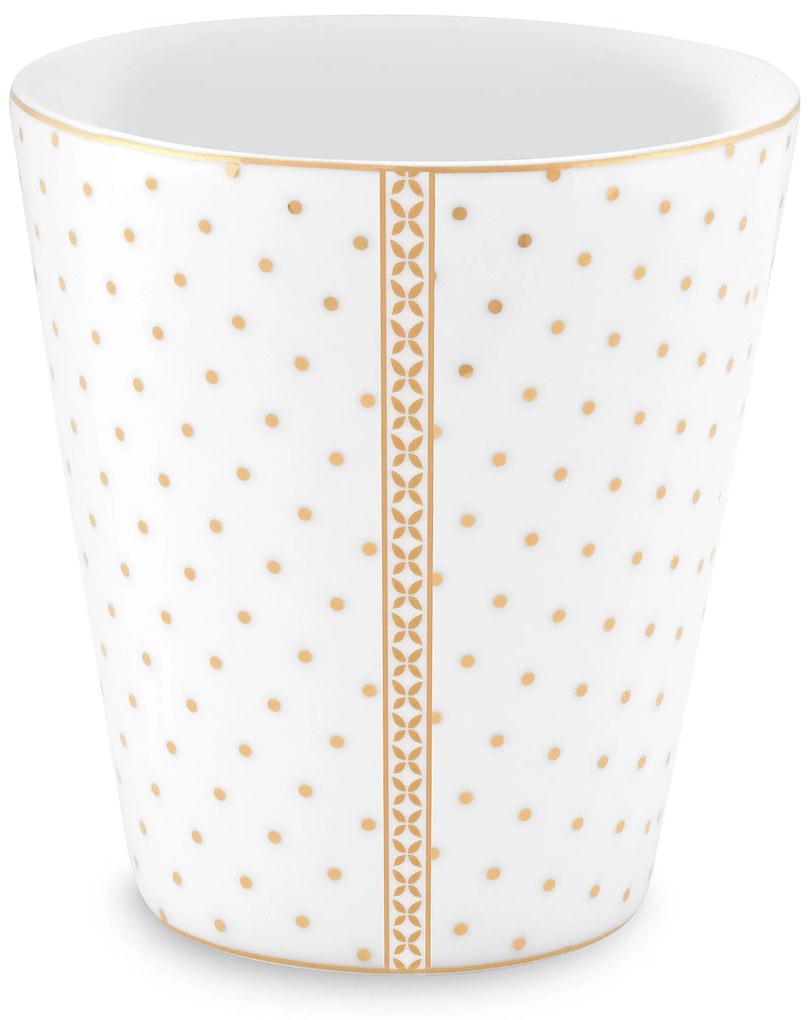 Pip Studio Royal Yerseke hrnek bez ucha 270ml, bílý (Porcelánový hrnek bez ucha)