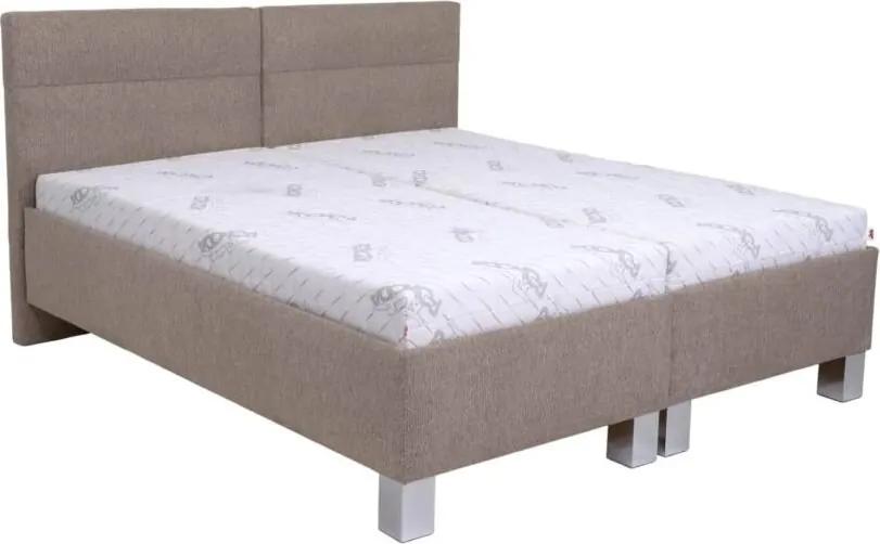 Pohoda Čalouněná postel FABIO s úložným prostorem a volně loženou matrací | Látka: Gomez 7,Šířka matrace: 160 cm