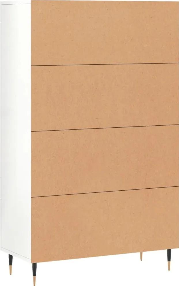 vidaXL Skříň highboard 69,5 x 31 x 115 cm kompozitní dřevo [828278] Barva: Betonová šedá