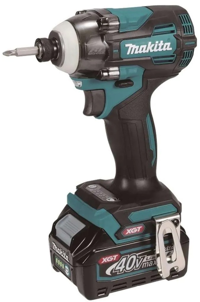Makita - 40V AKU vratcí šroubovák, 2x aku 2,5 Ah Li-Ion XGT, nabíječka TD004GD201