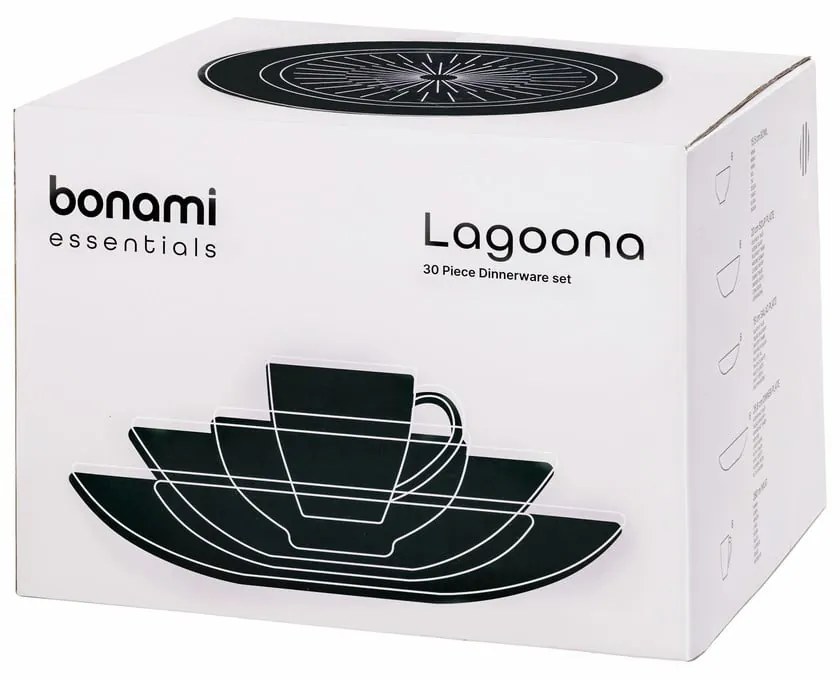 Porcelánové nádobí v sadě 20 kusů Bonami Essentials Lagoona