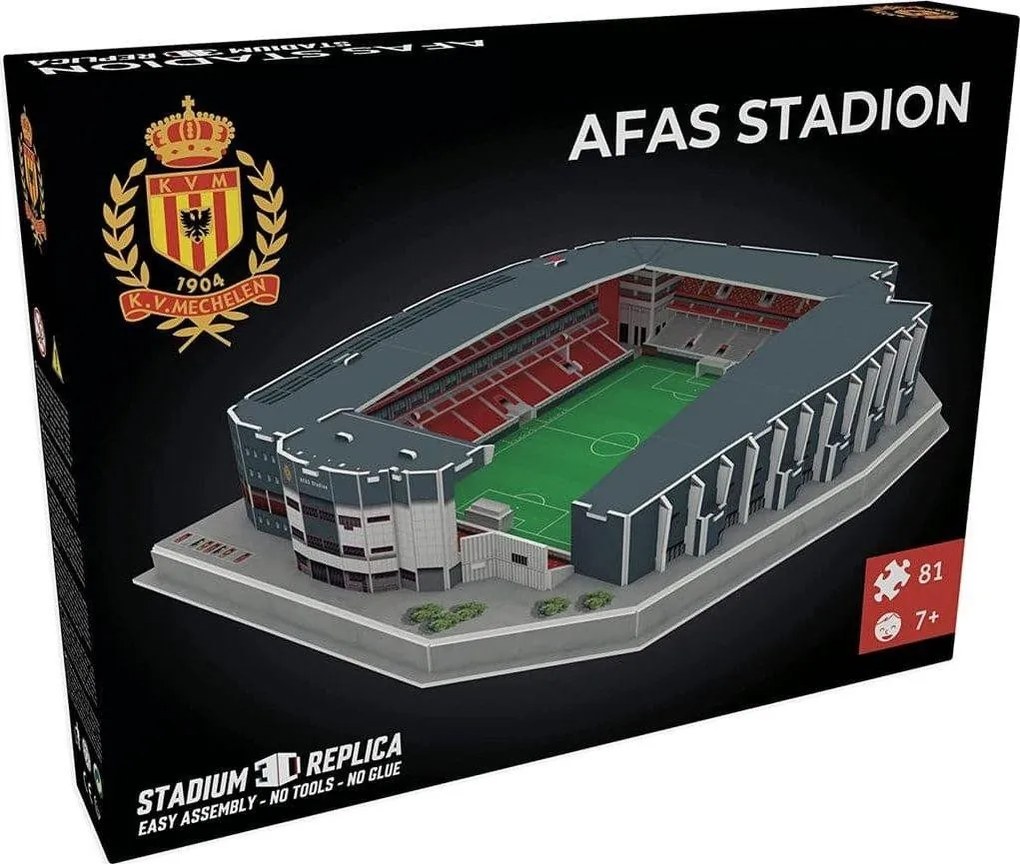 3d puzzle stadium 3d replica 3d puzzle stadion afas - kv mechelen 81 dílků