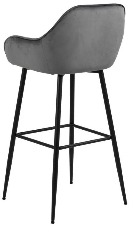 Barová židle Brooke tmavě šedá