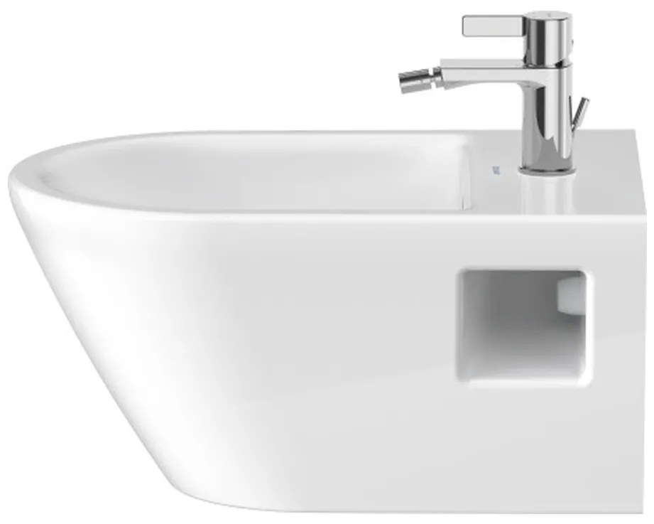 Duravit D-Neo - Závěsný bidet 370 x 540 mm upevnění Durafix, bílá 2294150000