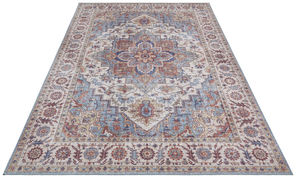 Nouristan - Hanse Home koberce Kusový koberec Asmar 104002 Cyan/Blue - 120x160 cm