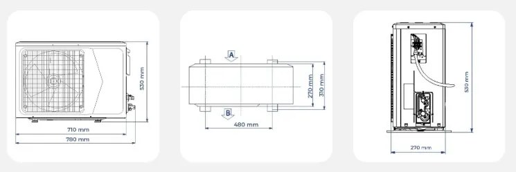 Klimatizace AUX C-PRO WindFine 3,5kW R32