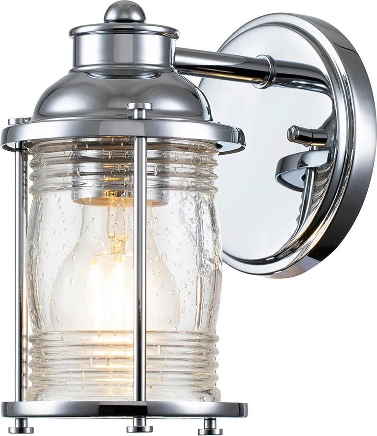 XXXLutz NÁSTĚNNÉ KOUPELNOVÉ SVÍTIDLO, 20,6/12,7/16,9 cm Elstead Lighting - Online Only svítidla - 009093016302