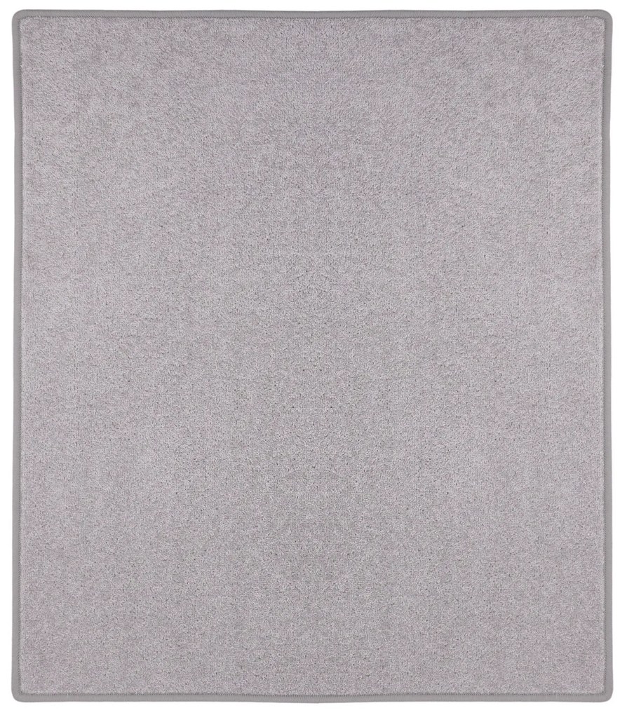 Vopi, Kusový koberec Eton šedý 73 čtverec, 100x100, šedá, chodba / předsíň