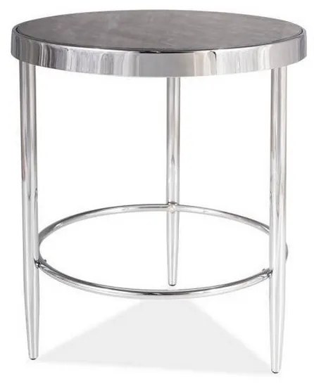 Konferenční stolek AURORA C, 42x48x42, mramor/chrom