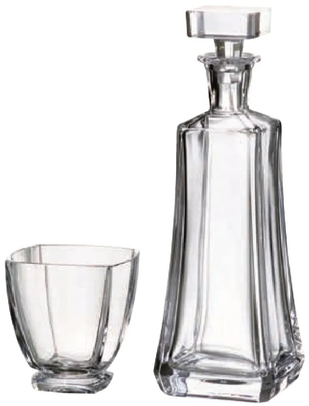 Set Whisky Arezzo 1+6, crystalite