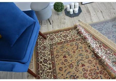 koberec WINDSOR 22925, Berber střapce, květiny žakard, béžová velikost 120x170 cm | krásné koberce cz