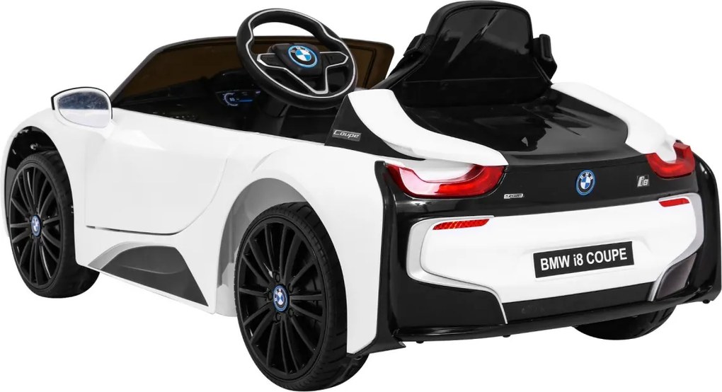 Ramiz Elektrické autíčko BMW i8 Lift bílé + dálkové ovládání