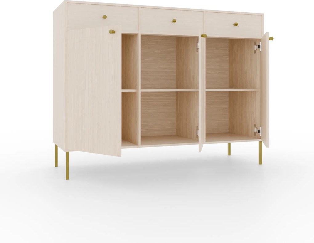ADRK Furniture Komoda 3D 3S Tili ADRK-CHES-TIL-3D-3S-BS