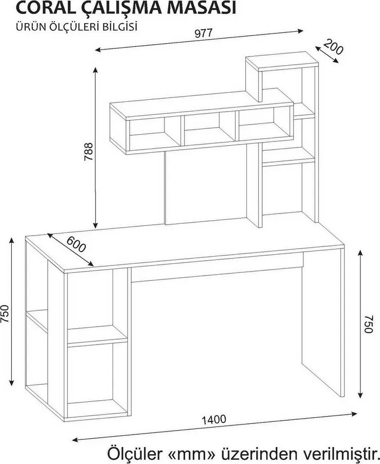 Pracovní stůl Coral White and Cardoba
