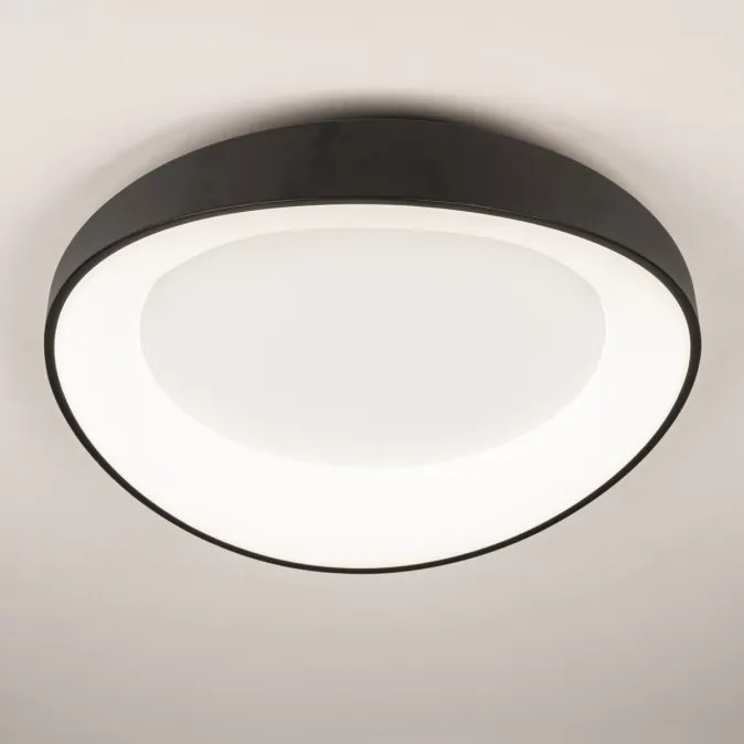 Stropní designové LED svítidlo Organic Black 48