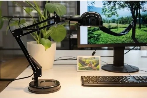 Stolní lampa Kanlux PIXA KT-40-B černá 19301