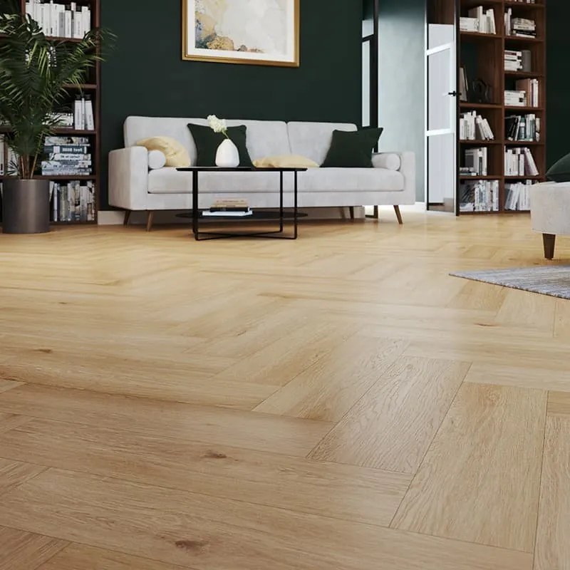Vinylová plovoucí podlaha Afirmax Legnar Herringbone 41535 Oak Arvada 1,402 m²