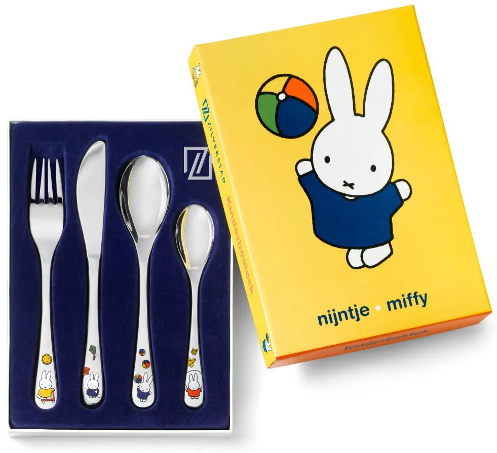 Zilverstad Příbor Miffy sada 4ks