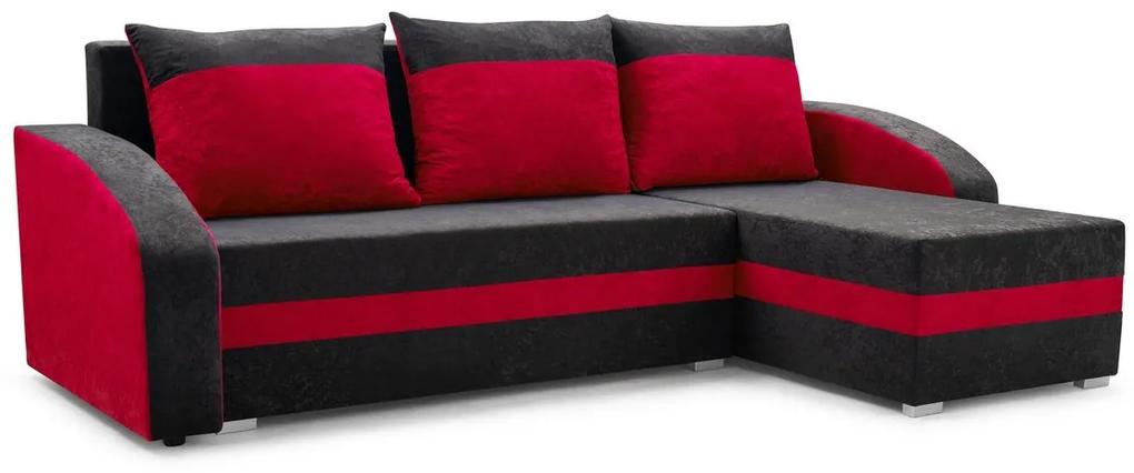 Casarredo - Komfort nábytek Rohová sedací souprava WALERIANA rozkládací s úložným prostorem, Suedine 1/3100