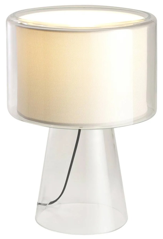 MARSET Mercer stolní lampa, polyester, Ø 38 cm