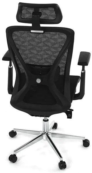 Ergonomická kancelářská židle NILS - černá síťovina Barva: černá