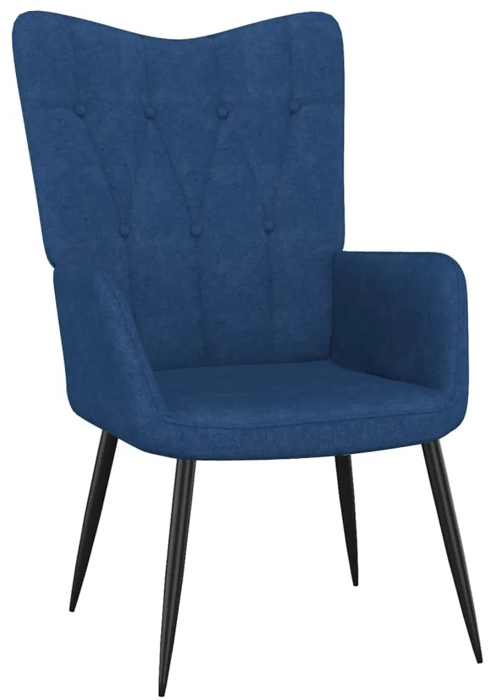 327549 vidaXL Relaxační židle modrá textil