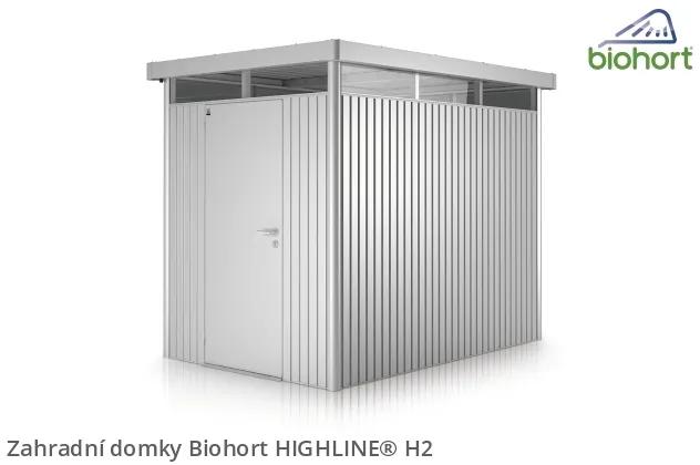 Biohort Zahradní domek HIGHLINE® H2-1K Barva: šedý křemen metalíza