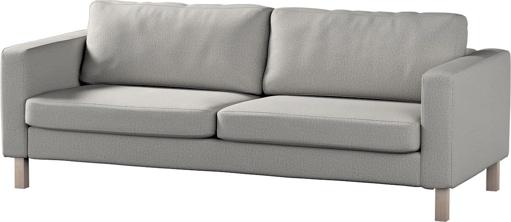 Potah na pohovku IKEA Karlstad 3-místná, nerozkládací, krátký barva šedá látka pletený vzor