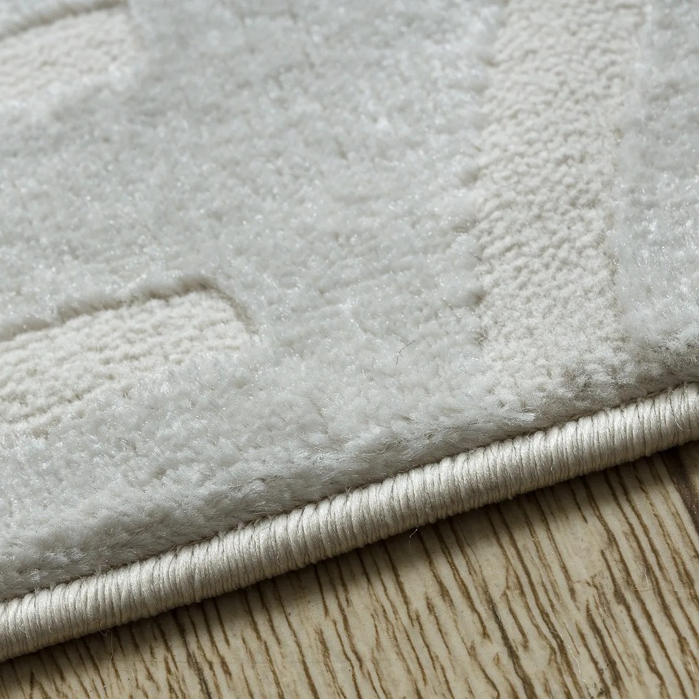 Dywany Łuszczów, Kusový koberec Balance 1918 cream, 140x190, bílá, ložnice