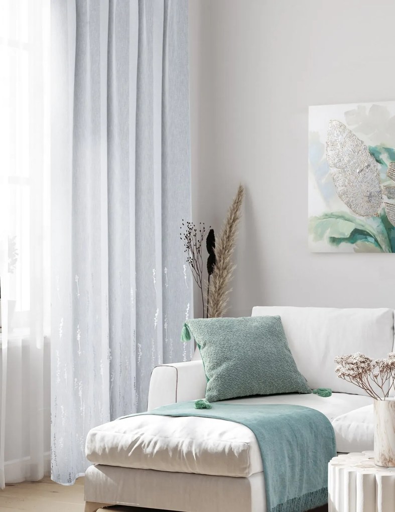 ZÁCLONA NA PÁSCE LINZI 140X250 CM VZOROVANÁ