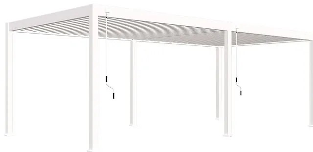 Outdoor Creations Hliníková pergola s lamelami ORION 360x720cm 6 stojek Barva: Antracit RAL 7015
