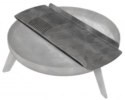 Grilovací plát na přenosné ohniště Ø 80 cm ✔ Nerez