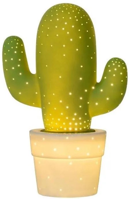 dětská stolní lampička lucide cactus 13513/01/33 1x40w e14 - kvalitní keramika