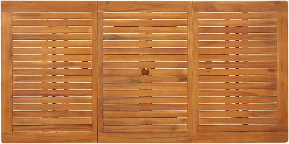 Zahradní jídelní stůl 180 x 90 x 75 cm masivní akáciové dřevo 315945