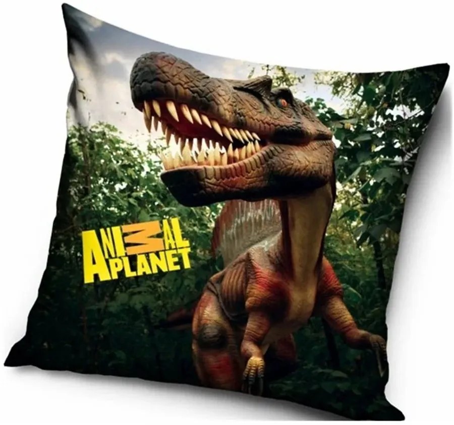 Polštář Animal Planet - Tyrannosaurus Rex - 40 x 40 cm