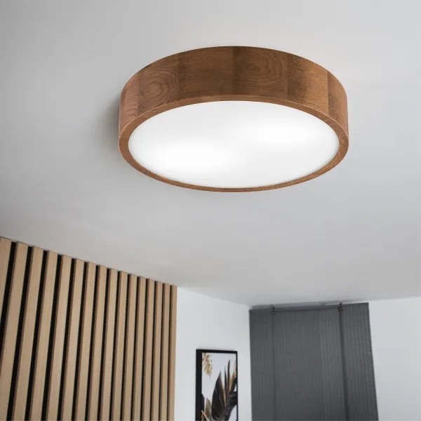 BRILAGI - LED Stropní svítidlo CARVALHO 2xE27/15W/230V dub třešeň pr. 37 cm